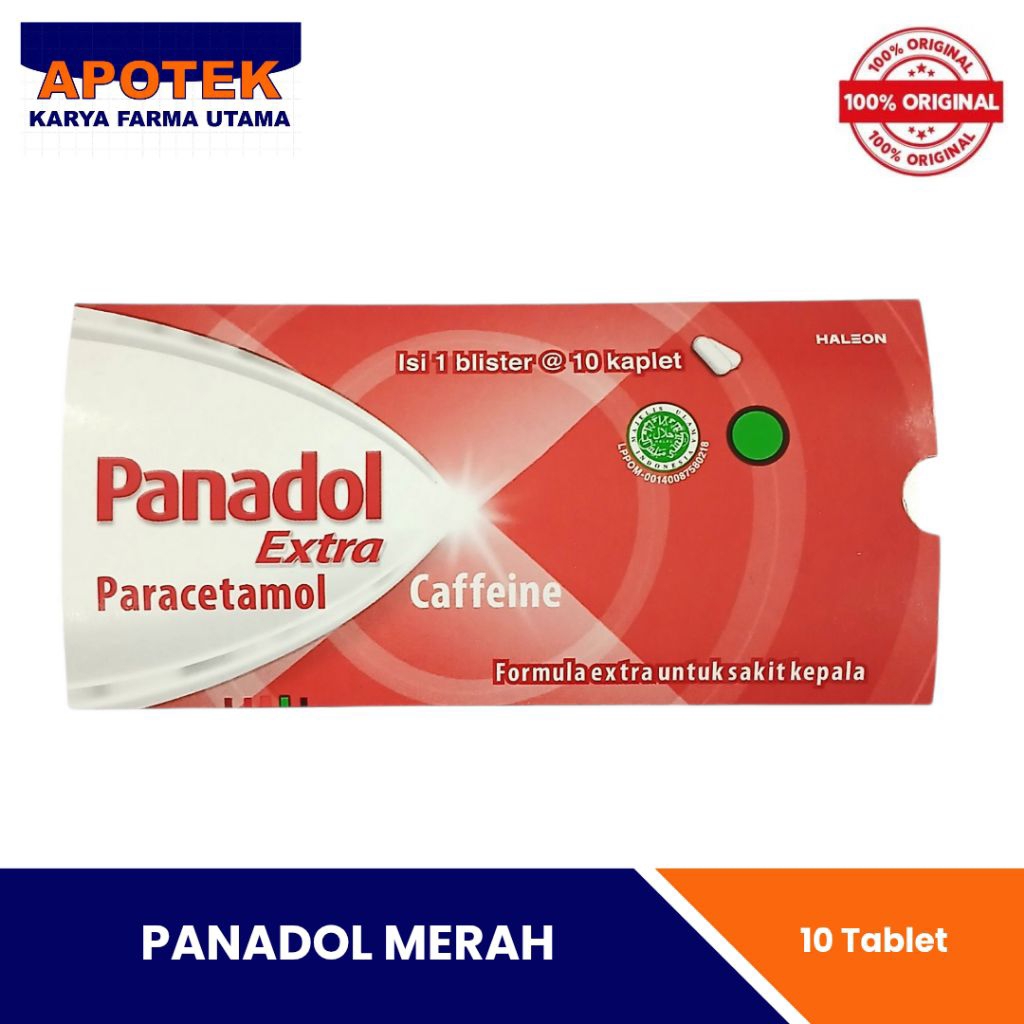 Jual Panadol Extra (Merah) 10 Tablet | Shopee Indonesia