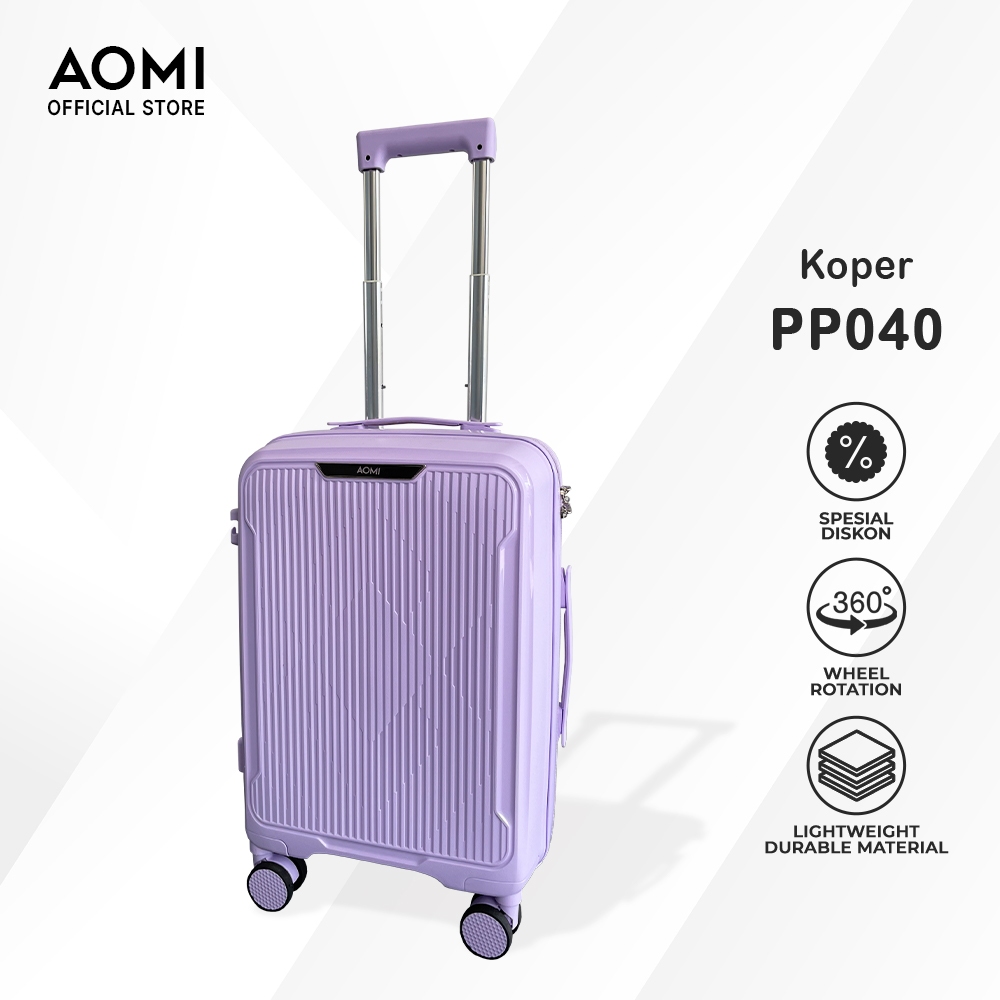 Jual Koper Kabin AOMI 20 Inch – PP Premium, Roda 360°, Ringan & Tahan ...