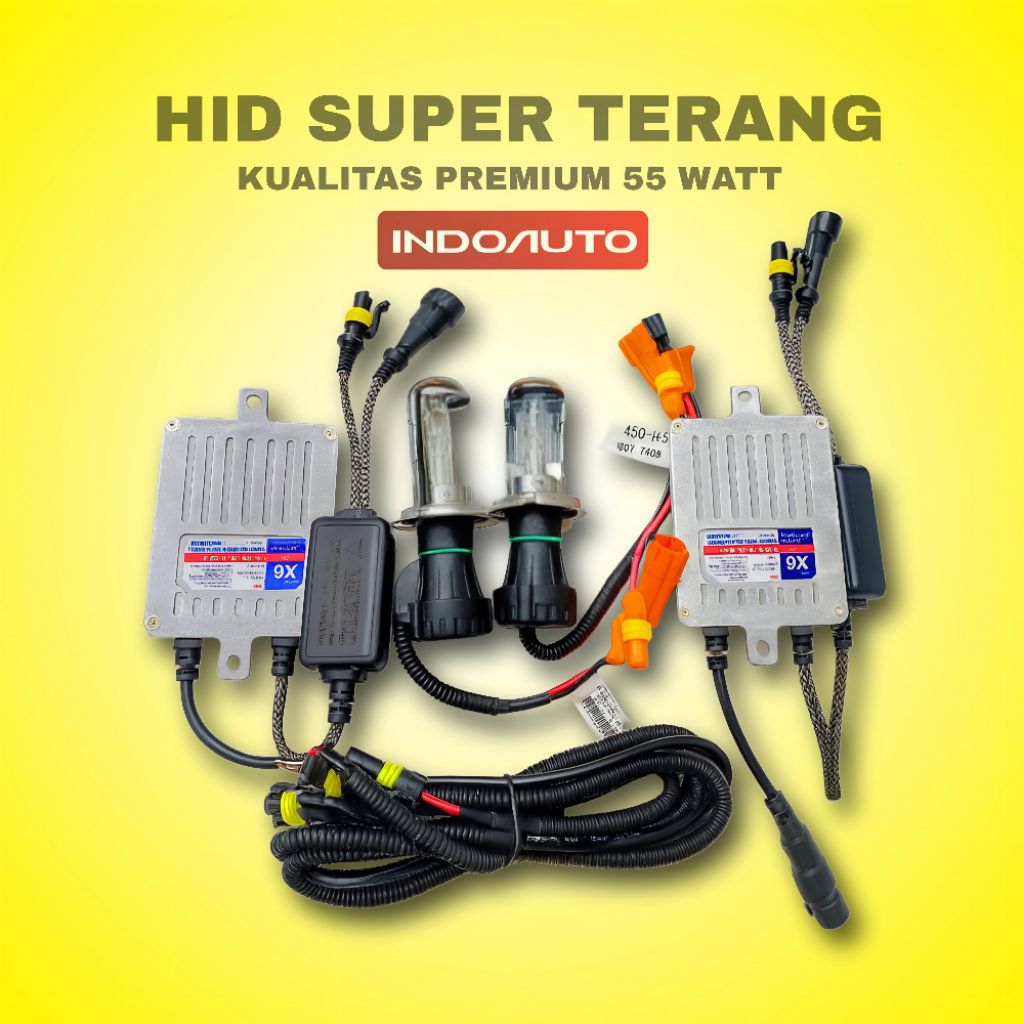 Jual LAMPU HID MOBIL 55 WATT H4 H11 H1 H16 H7 HB3 HB4 SUPER TERANG | Shopee Indonesia