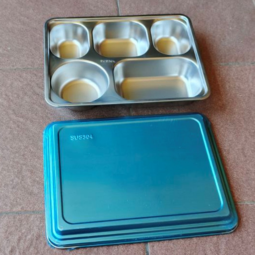 Jual Sample Food Tray T6 Stainless SUS304 | Ompreng Makan Bergizi ...