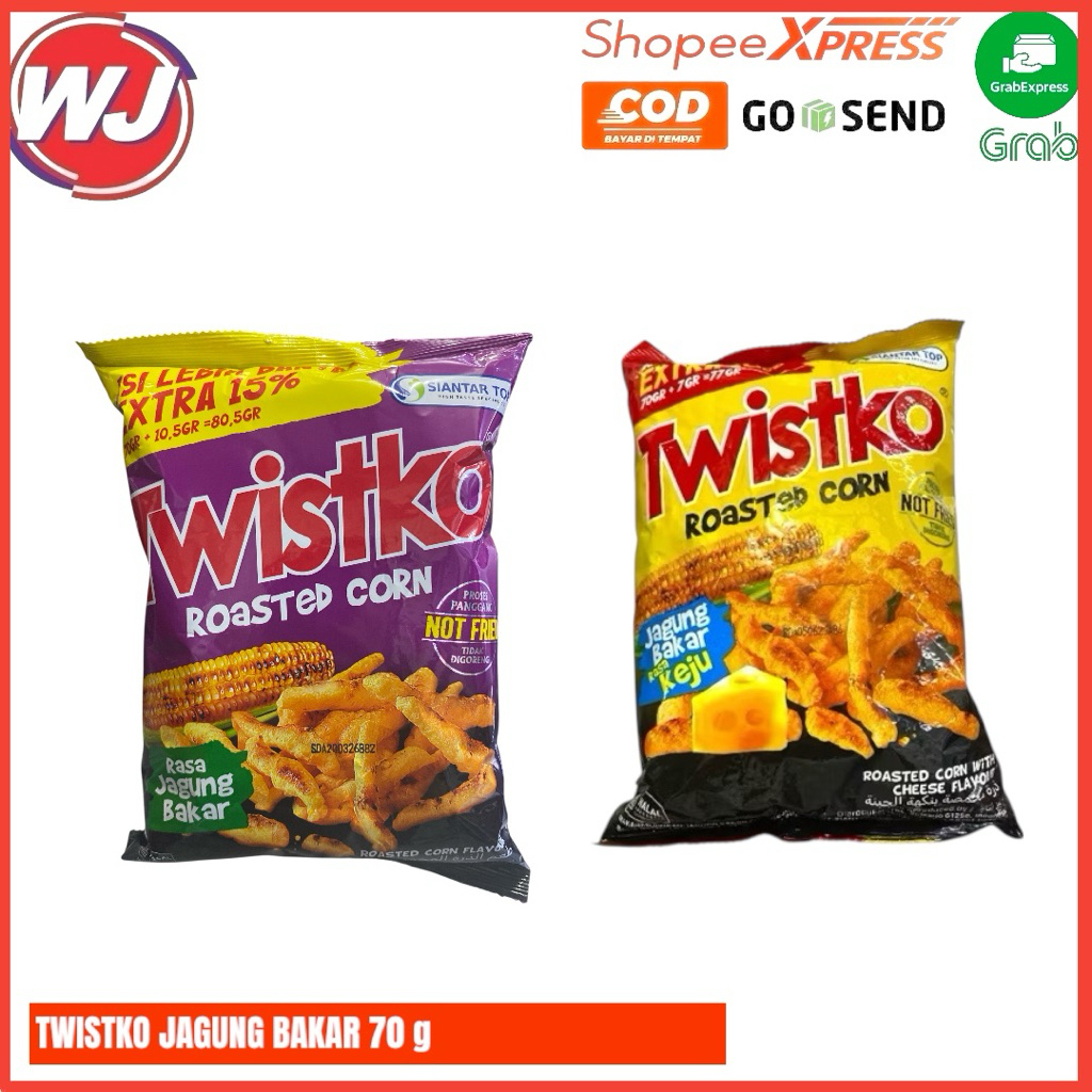 Jual TWISTKO JAGUNG ALL VARIANT 70 GRAM | Shopee Indonesia