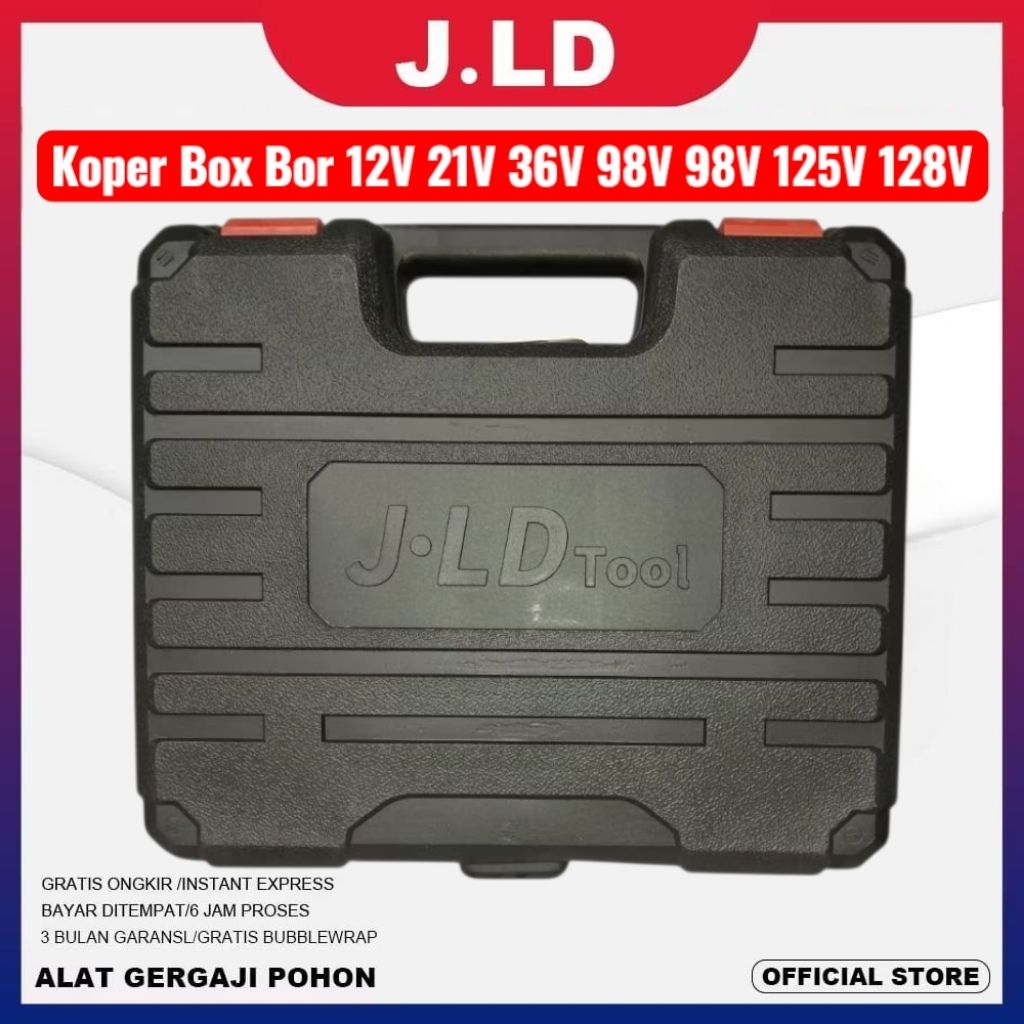 Jual Koper box tools JLD TOOL original dan aksesoris bor cordless 12v ...