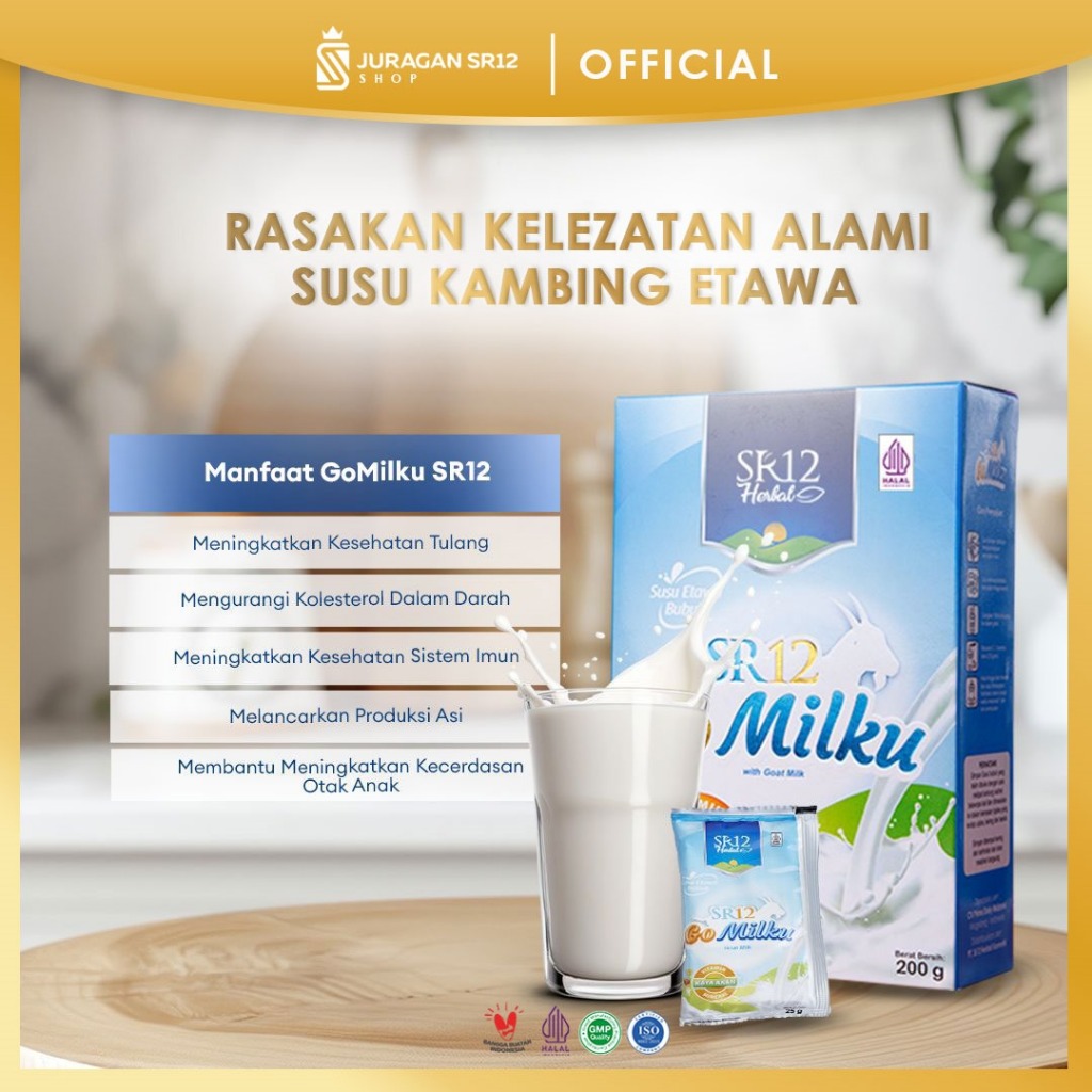 Jual SR12 GoMilku Original Susu Kambing Etawa Premium Penambah Berat ...