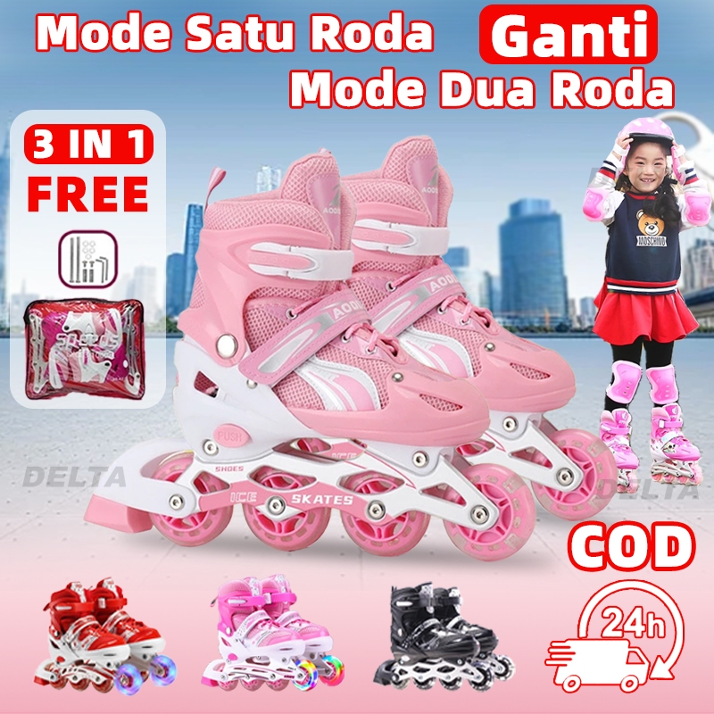 Jual Bisa Model Bajaj sepatu roda anak / sepatu roda anak perempuan ...