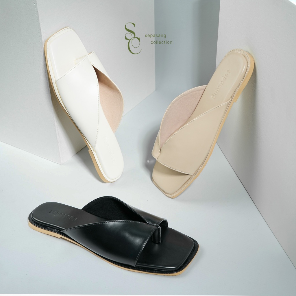Jual SEPASANG COLLECTION Ody Sandal Teplek Wanita | Shopee Indonesia