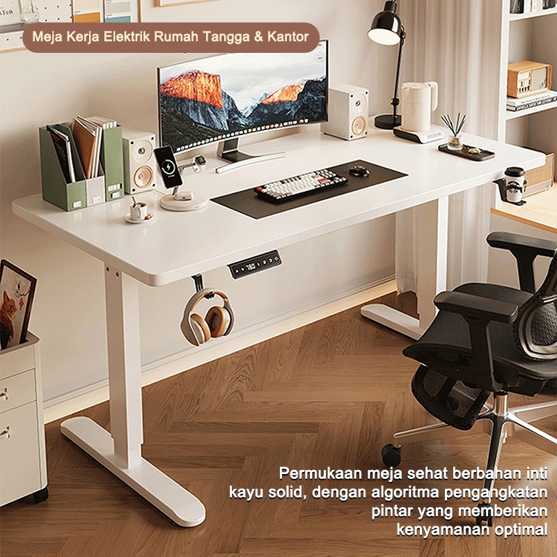 Jual Meja angkat pintar otomatis penuh, meja komputer dengan pengangkat ...