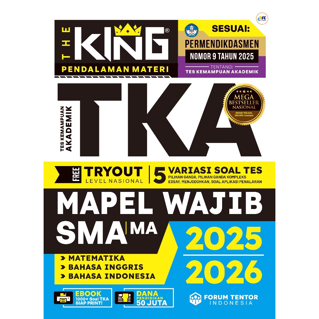 Jual Paket Buku TKA SMA MA SMK The King Pendalaman Materi Mapel Wajib ...
