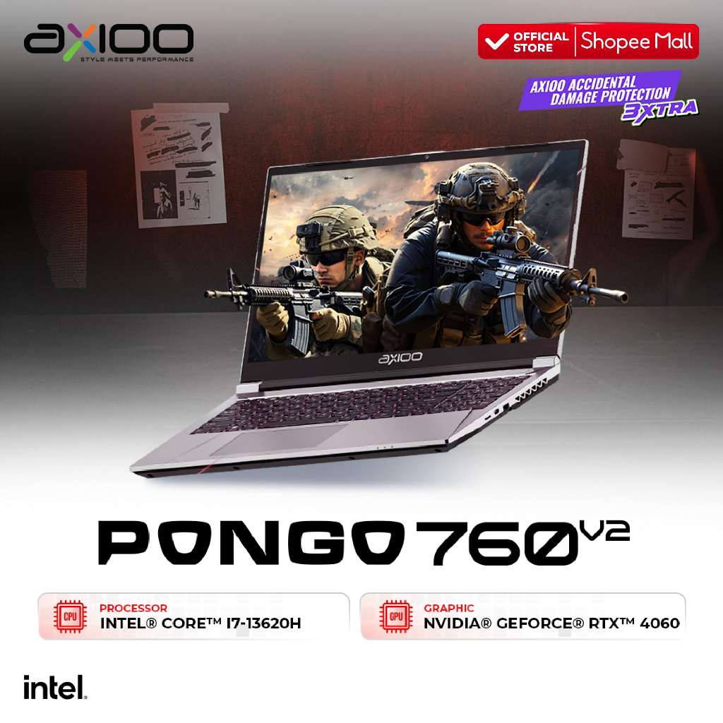 Jual Axioo Laptop Gaming Pongo 760 V2 Intel Core i7-13620H/16GB/512GB ...