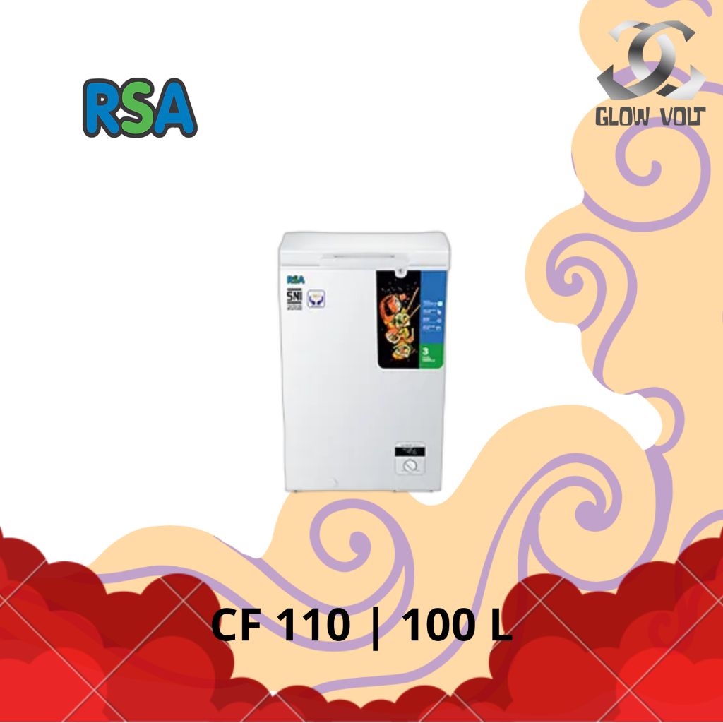 Jual CHEST FREEZER RSA CF 110 | Freezer Box RSA 100 Liter | Shopee ...