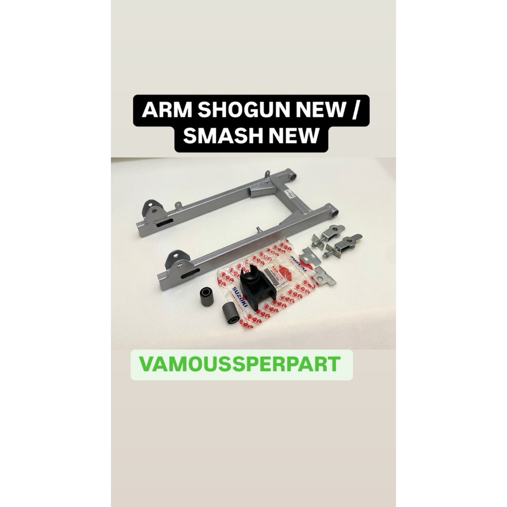 Jual Swing arm garpu Suzuki Shogun new Smash new silver lengkap ...