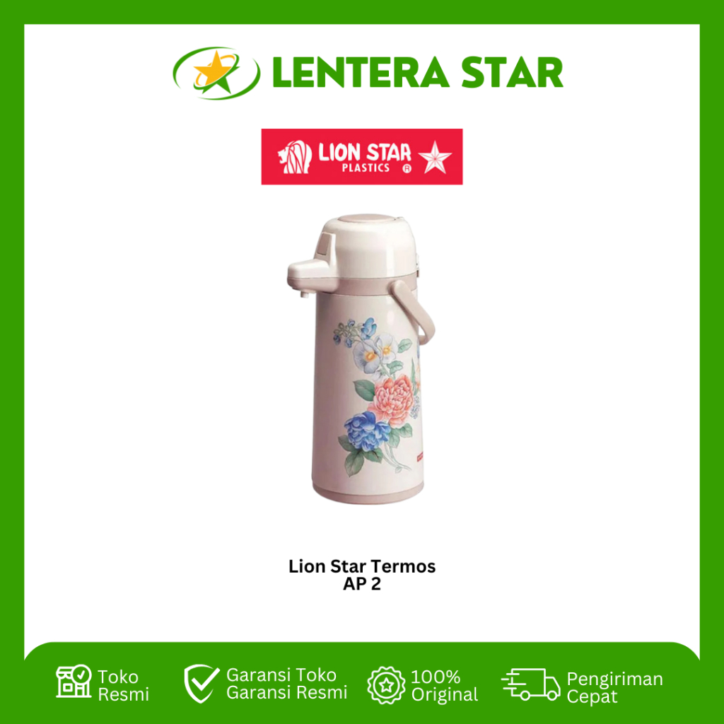 Jual Termos Lion Star AP 2 LION STAR - THERMOS PANAS POMPA PENCET 2 ...
