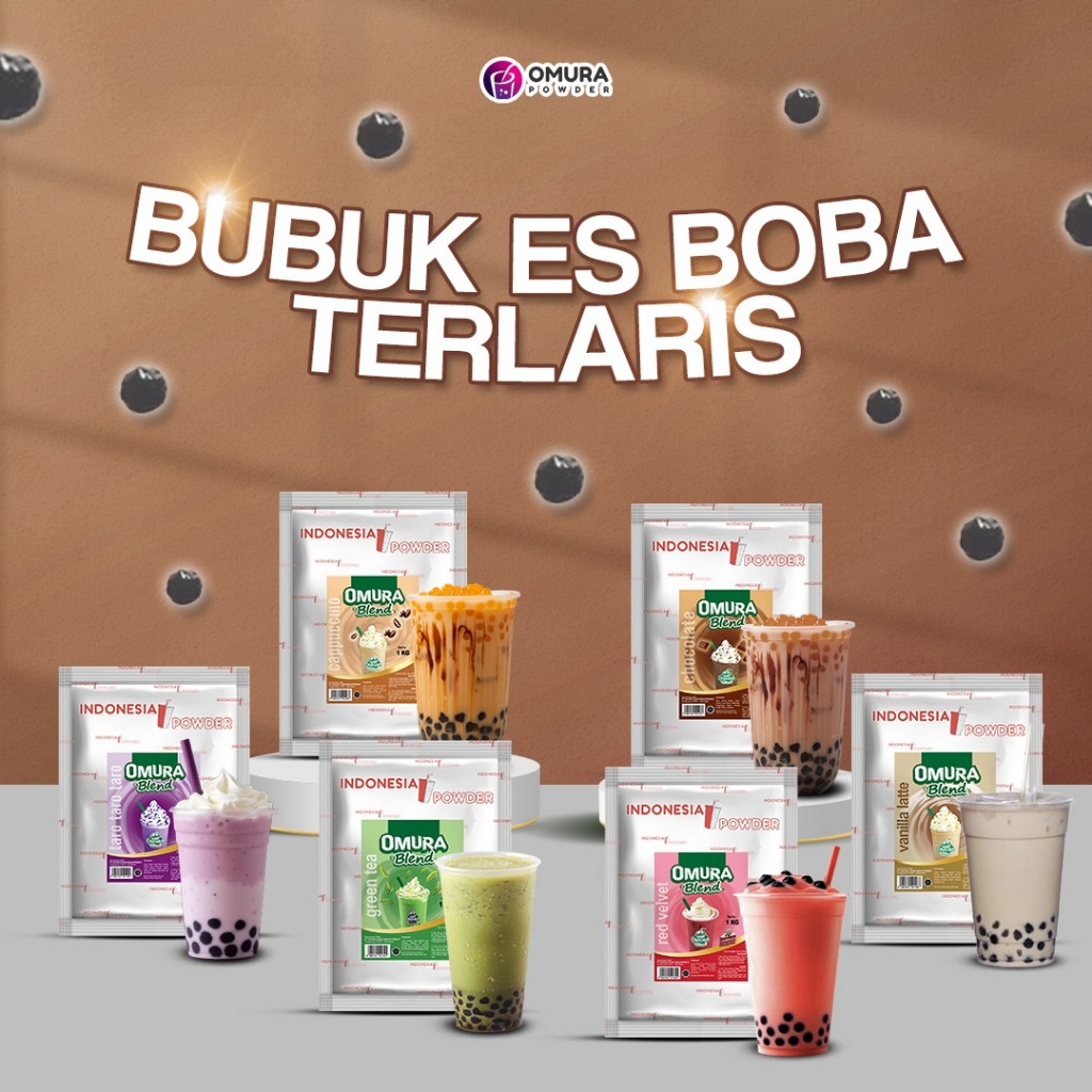 Jual [BUBUK ES BUBBLE] Bubuk Minuman Es Boba / Bubble Aneka Rasa HALAL ...