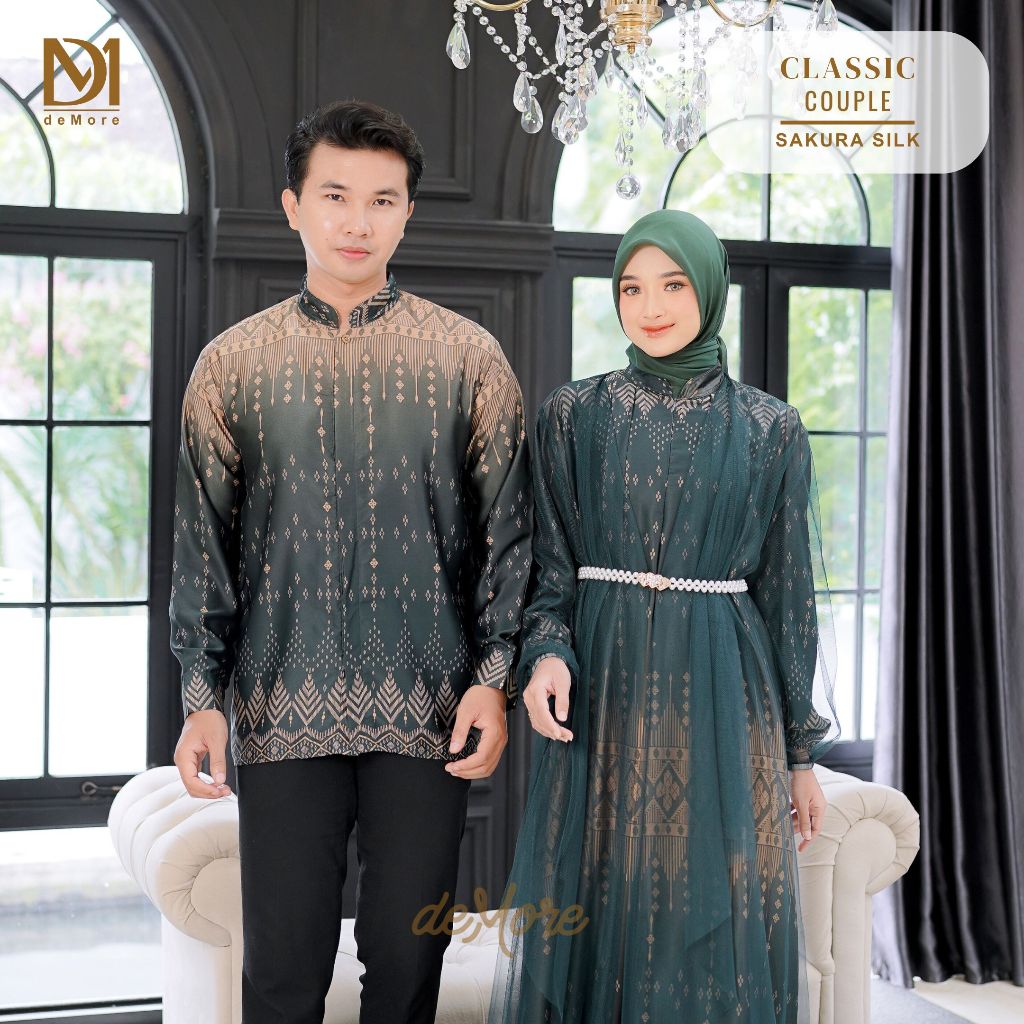 Jual Demore - Classic Baju Couple Pasangan Lebaran Kekinian Gamis Koko ...