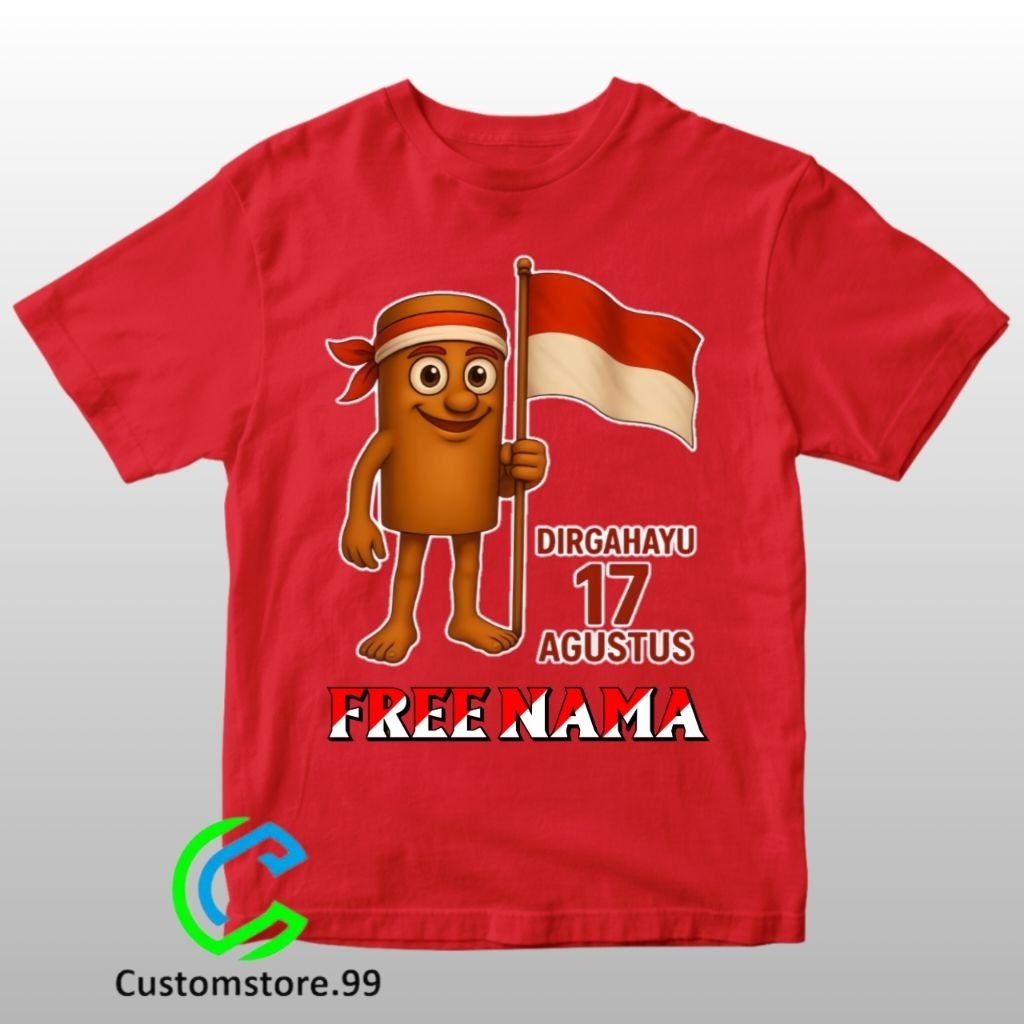 Jual BAJU ANAK KAOS ANAK 17 AGUSTUS TUNG TUNG SAHUR KEMERDEKAAN HUT RI ...