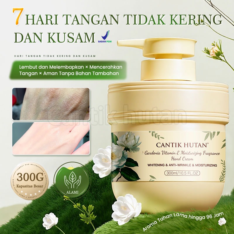 Jual Cantik Hutan Krim Tangan Pemutih Melembabkan 300ml Untuk Kulit ...