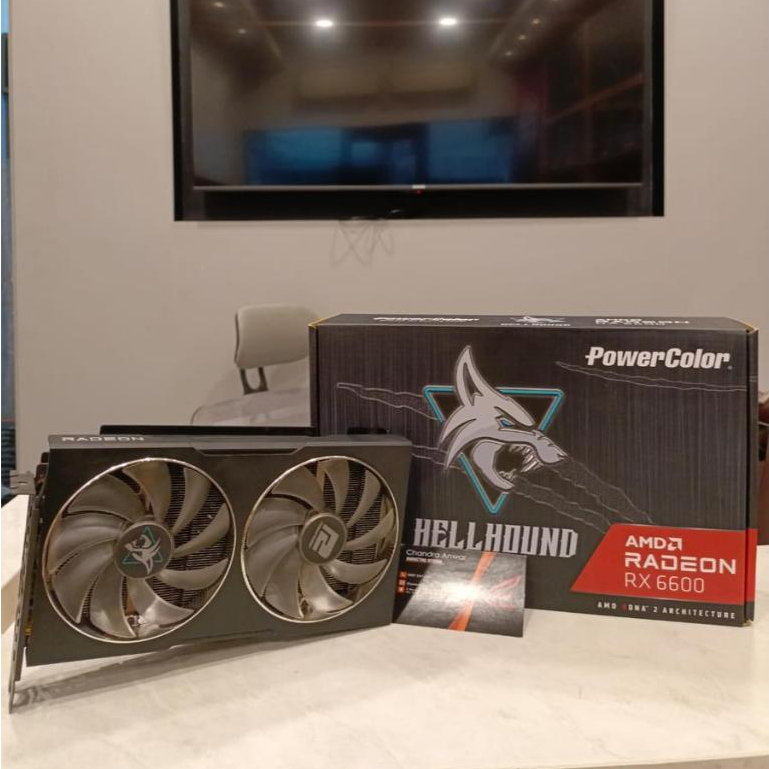 Jual VGA AMD POWERCOLOR HELLHOUND AMD RADEON RX 6600 8GB GDDR6 | 2ND ...