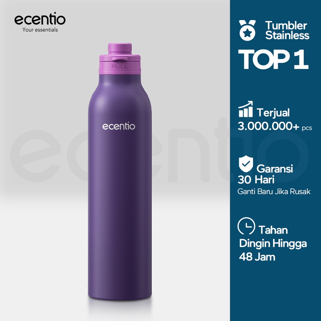 Jual [EaseGo Series]ecentio Tumbler Stainless Steel Portable Botol ...
