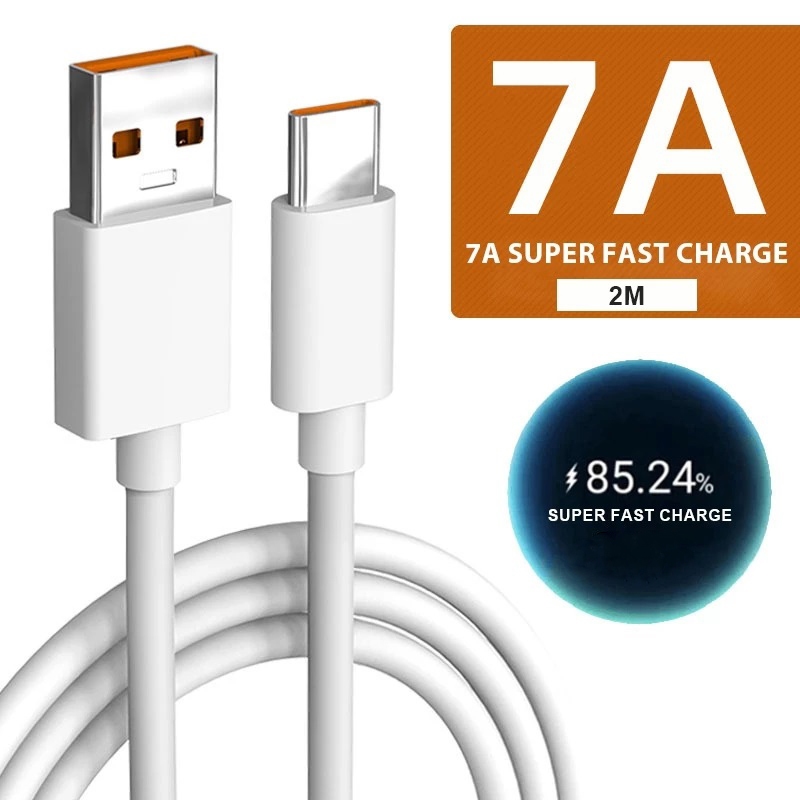 Jual Kabel Data Type-C Fast Charge panjang 2 meter | Shopee Indonesia