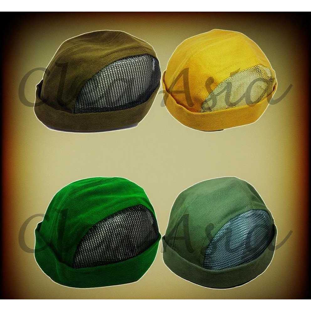 Jual MIKI HAT Jaring Pecis Taliban Hijrah Hitam Putih Songkok Kopiah ...