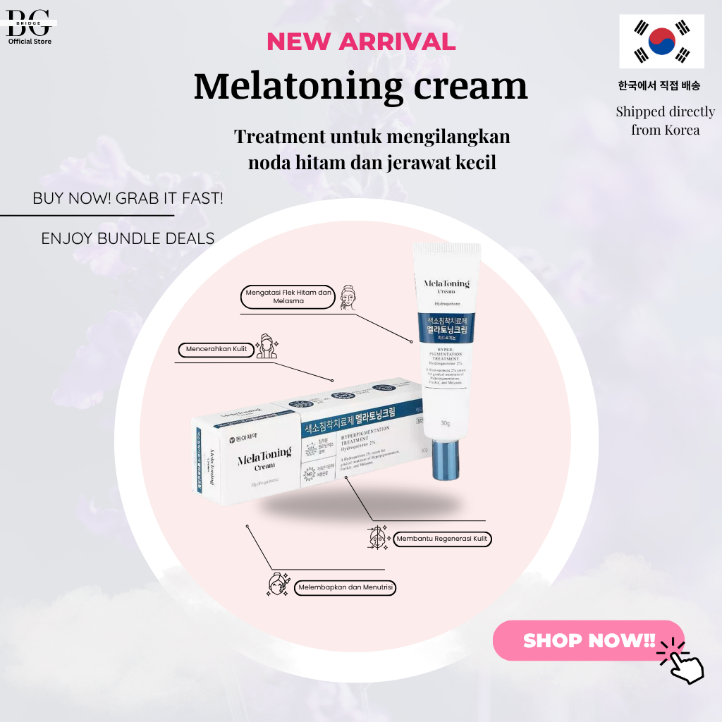 Jual [READY JKT 4PCS] D0ng-A Melatoning Cream 30g Cream / Melatonin ...
