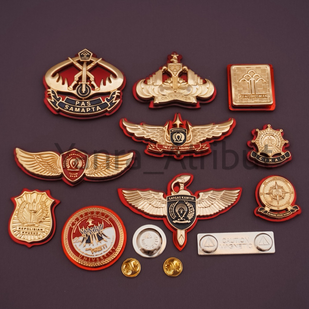 Jual pin Brevet kumham Kemenkumham Pengayoman/ Pin Polsus / pin Kami ...
