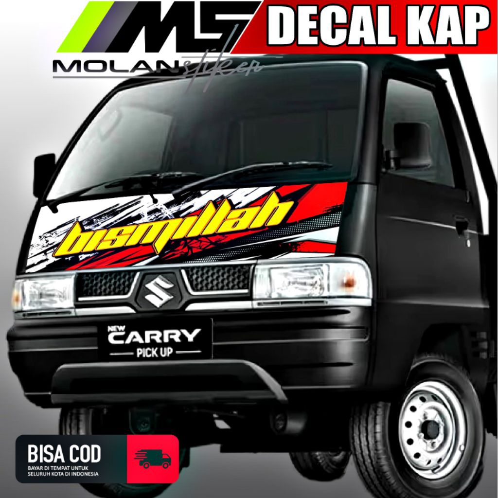 Jual Decal Sticker Striping Variasi Kabin Depan Suzuki Carry Futura ...