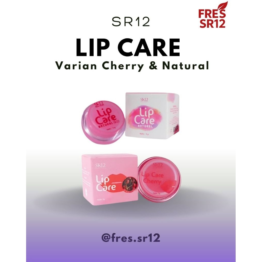 Jual Lip Care SR12 Lip Balm Pelembab Bibir Pencerah Warna Bibir Alami Solusi Bibir Kering BY ...