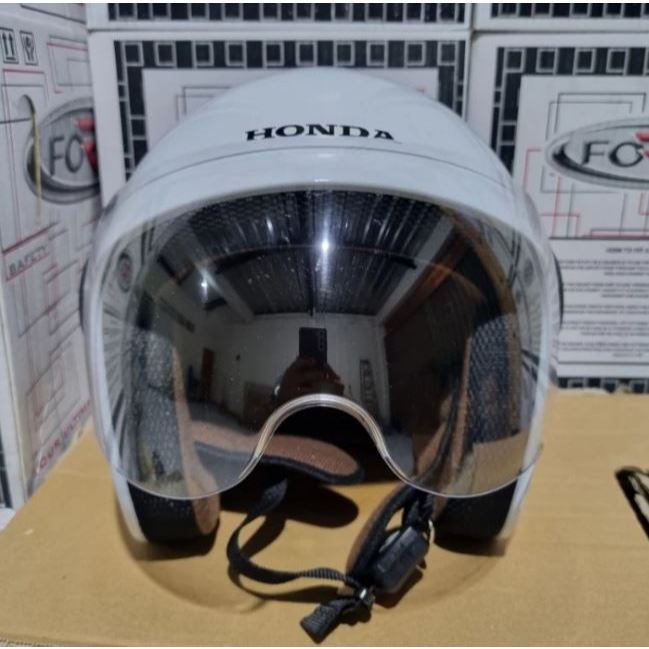 Jual Helm Honda STYLO Original 100%, helmet Retro, Vintage, pilot ...