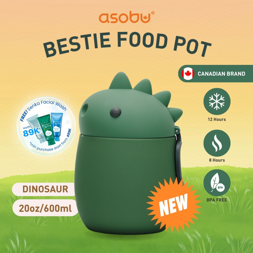 Jual ASOBU Bestie Food Pot - Tempat Bekal / Food Pot / Food Container ...