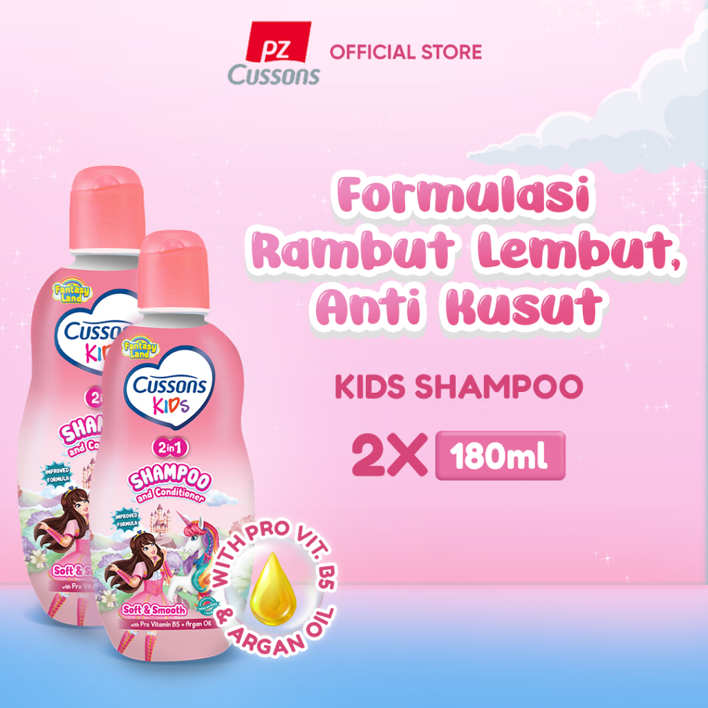 Jual Cussons Kids Shampoo Unicorn Soft & Smooth Shampoo 180ml x2 ...