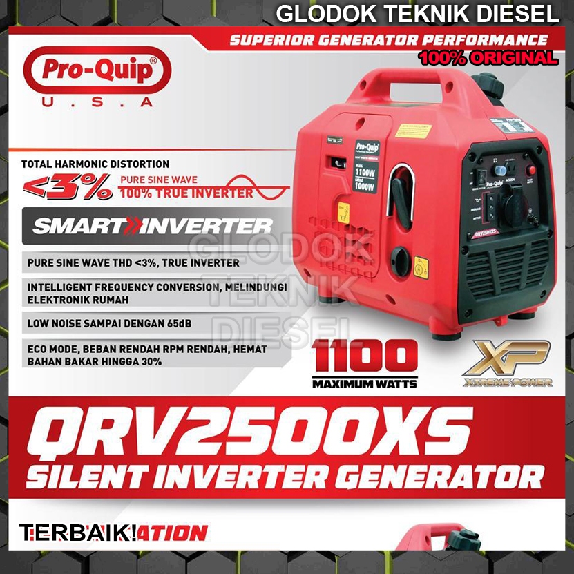 Jual Proquip Genset Silent 1100 - 1000 Watt Silent Inverter Gasoline ...
