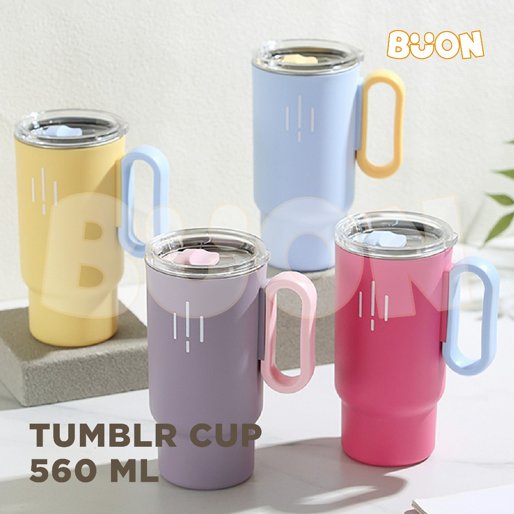 Jual Tumbler Stainless 560 ml SUS 304 dengan Handle | Botol Minum ...
