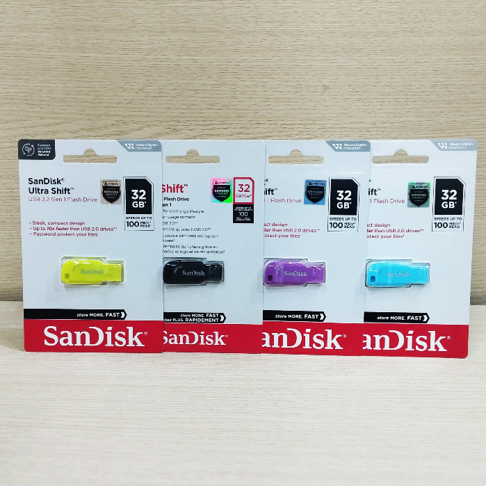 Jual SanDisk Ultra Shift USB 3.2 100Mbps Flashdisk CZ410 32GB | Shopee ...