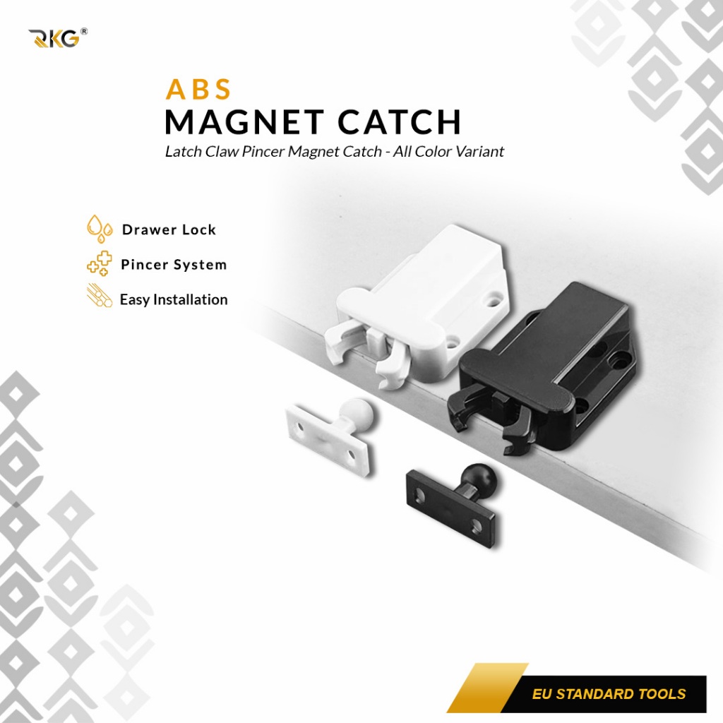 Jual Magnet Pintu Laci Lemari Jepit Push to Open Rebounder | Shopee ...
