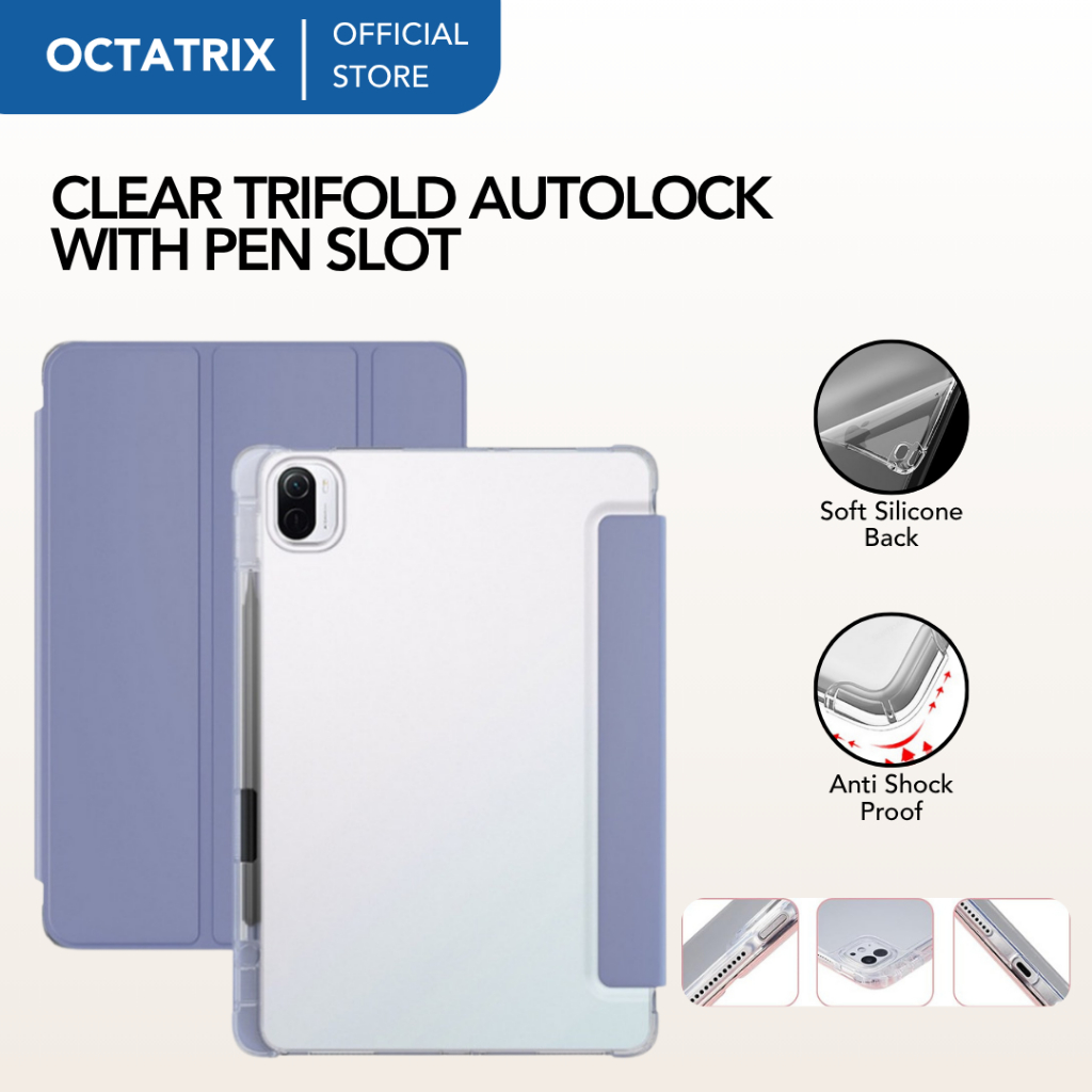Jual Smart Case Clear Xiaomi Redmi Pad 2 11"/ Pad SE 11 / Mi Pad 7/6/5 ...