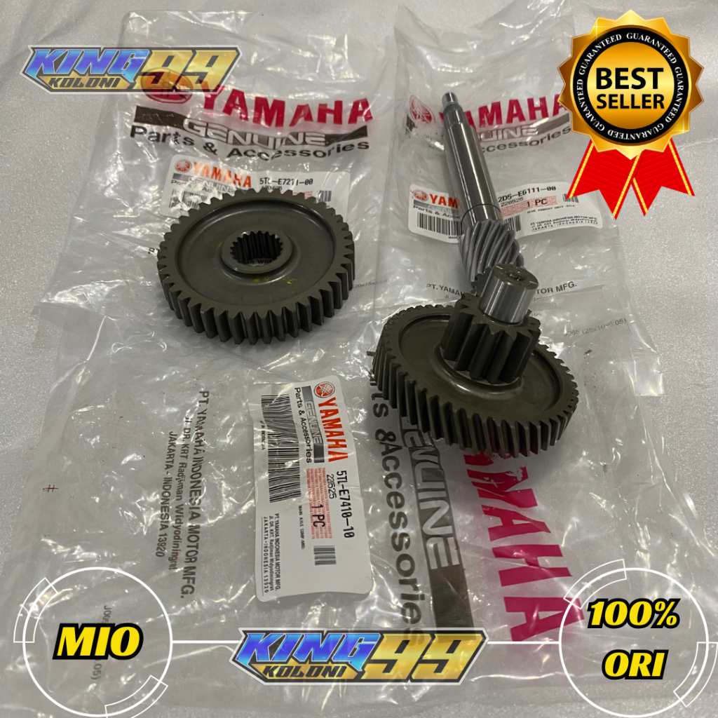 Jual GIGI RASIO SET MIO SPORTY SMILE SOUL FINO KARBU ORI YGP GIR GEAR ...