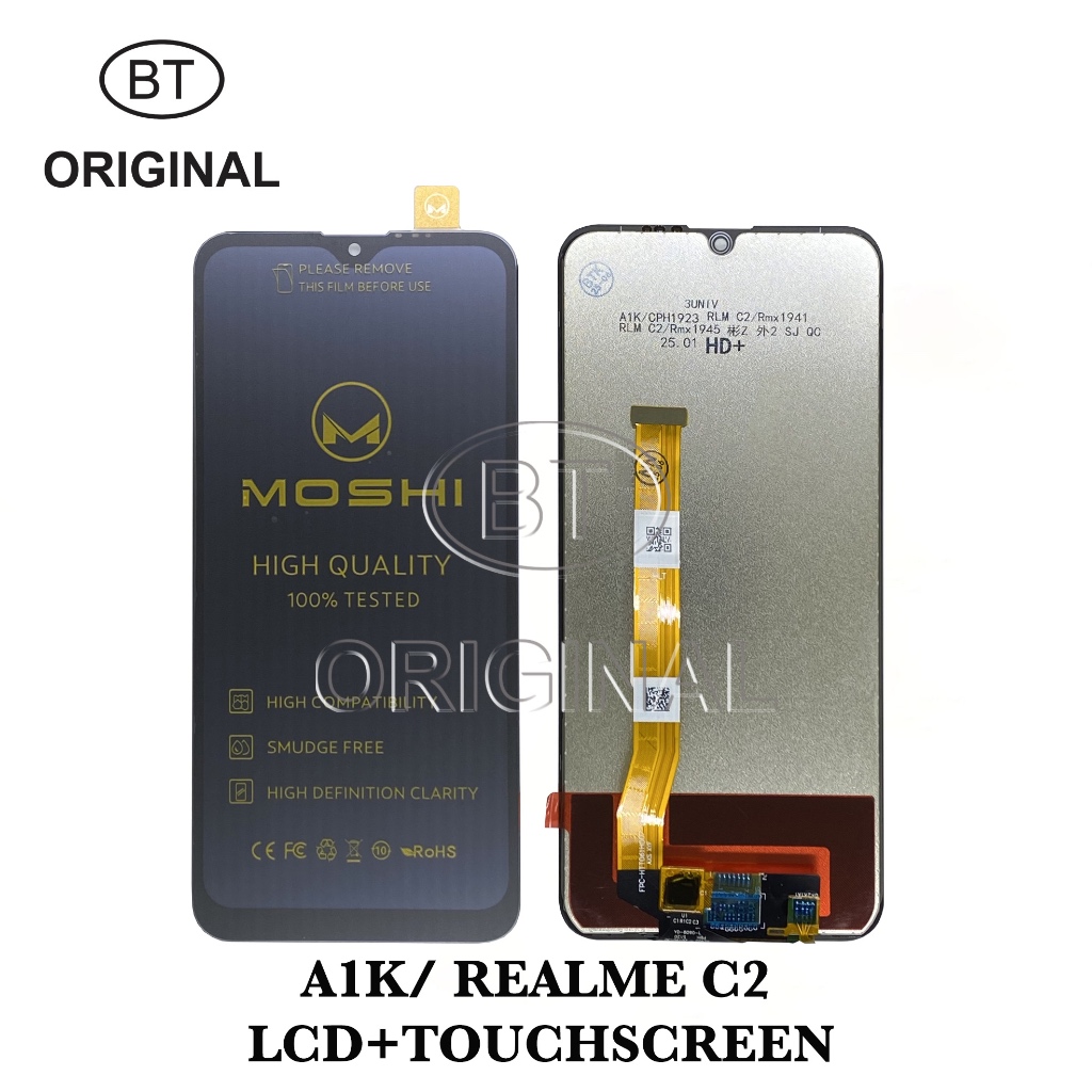 Jual LCD FOR OPPO A1K - REALME C2 +TOUCHSCREEN - MOSHI | Shopee Indonesia