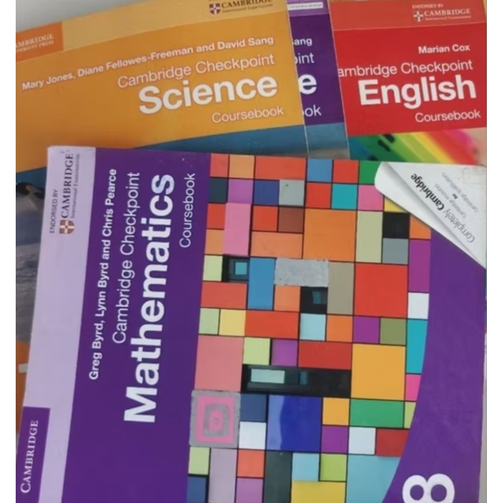 Jual BUKU CAMBRIDGE CHECKPOINT MATHEMATICS -SCIENCE -ENGLISH COURSEBOOK ...