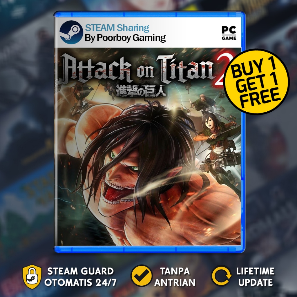Jual ATTACK ON TITAN 2 PC ORIGINAL GAME | Shopee Indonesia