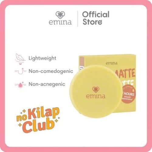 Jual Emina Daily Matte Compact Powder 11gr | Bedak Padat | Shopee Indonesia