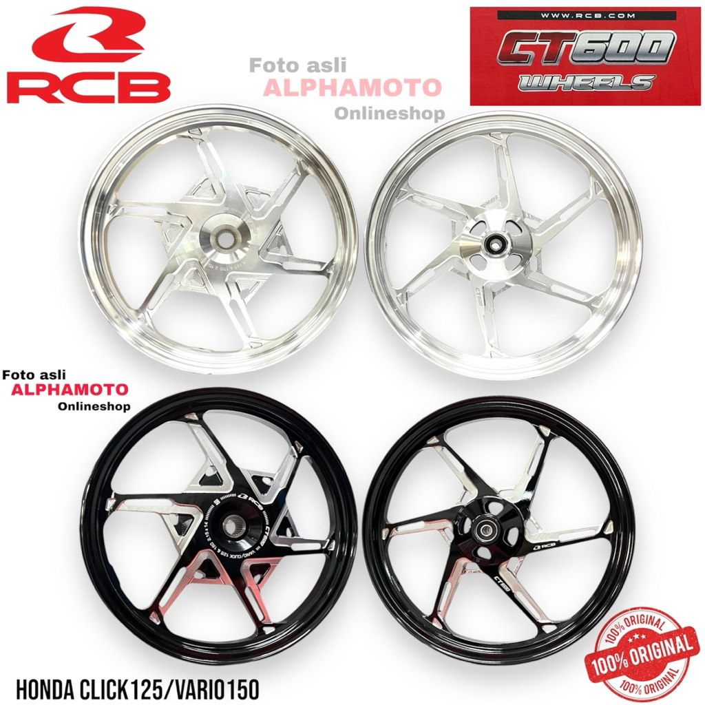 Jual VELG RCB CT600 CNC HONDA VARIO 125 150 CLICK CT 600 RACING BOY ...