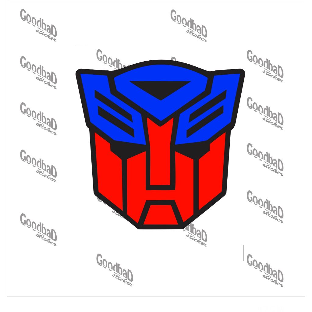 Jual STICKER CUTTING LOGO TRANSFORMER 2 WARNA | Shopee Indonesia