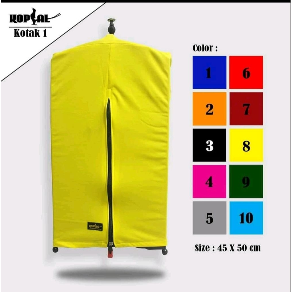 Jual Kerodong Sangkar Kotak no 1 2 3 Kopral Bahan Premium Original ...