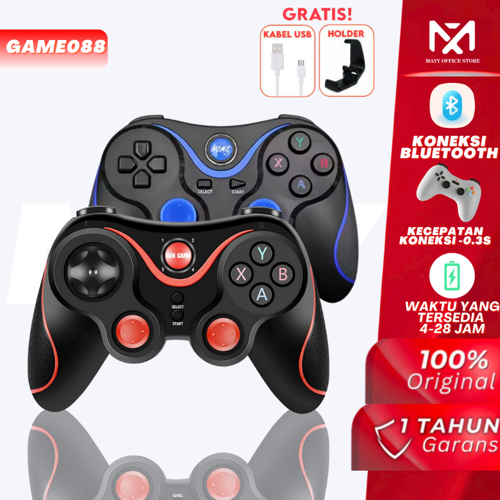 Jual Mayy official id X3/T3 gamepad android tv bluetooth wireless /Joystick Gaming Mini ...