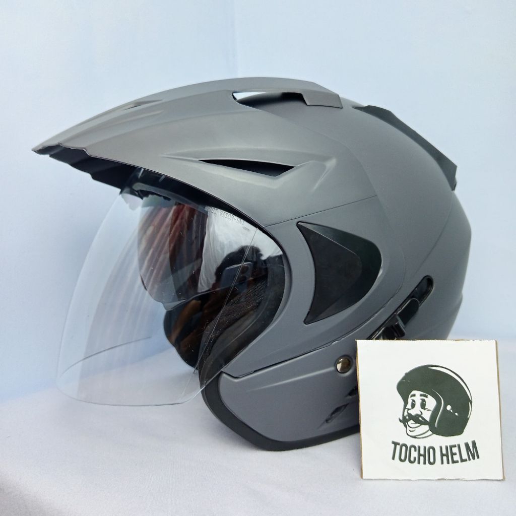 Jual (LAGI VIRAL) Helm Ink Double Visor Kw T1 SNI Bahan Abs Free ...