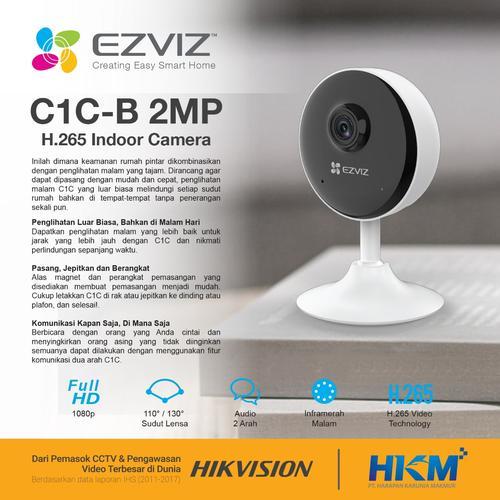 Jual EZVIS SMART HOME CAMERA CCTV | EZVIS C1C 2 MP indoor | Shopee ...