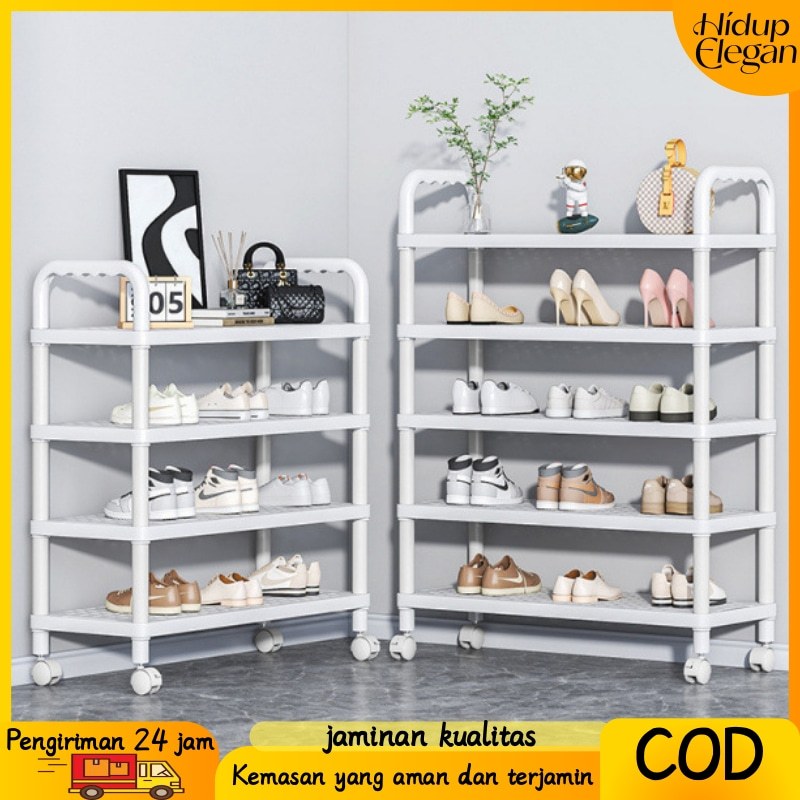 Jual raksepatu rak sepatu susun rak sepatu mini sandal estetik rak ...