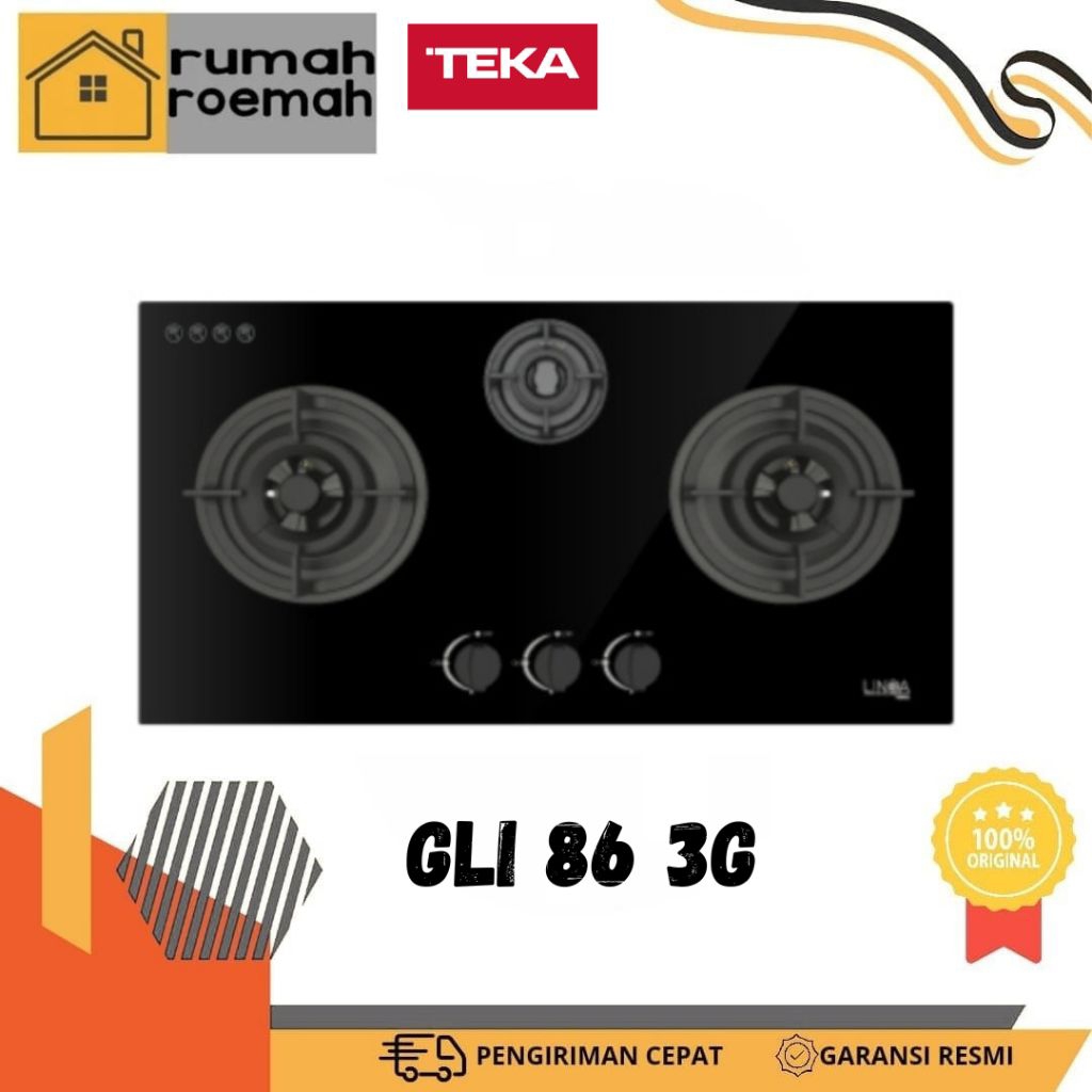 Jual KOMPOR GAS TANAM LINEA BY TEKA GLI 86 3G AI AL 2TR | Shopee Indonesia