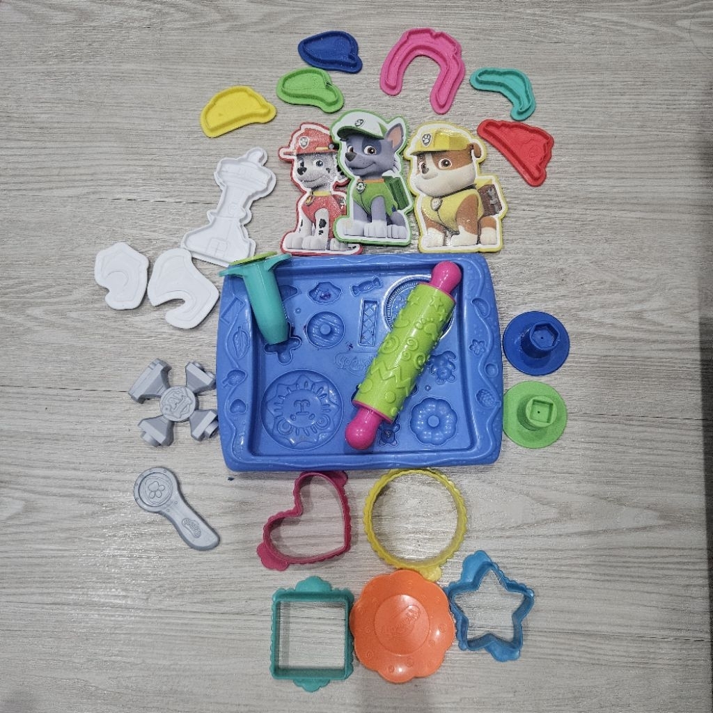 Jual 1 set cetakan playdoh mainan play-doh paw patrol | Shopee Indonesia