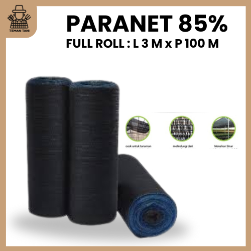 Jual Paranet 85% 1 Roll Paranet 100 Meter x 3 Meter Tanpa Jahitan ...